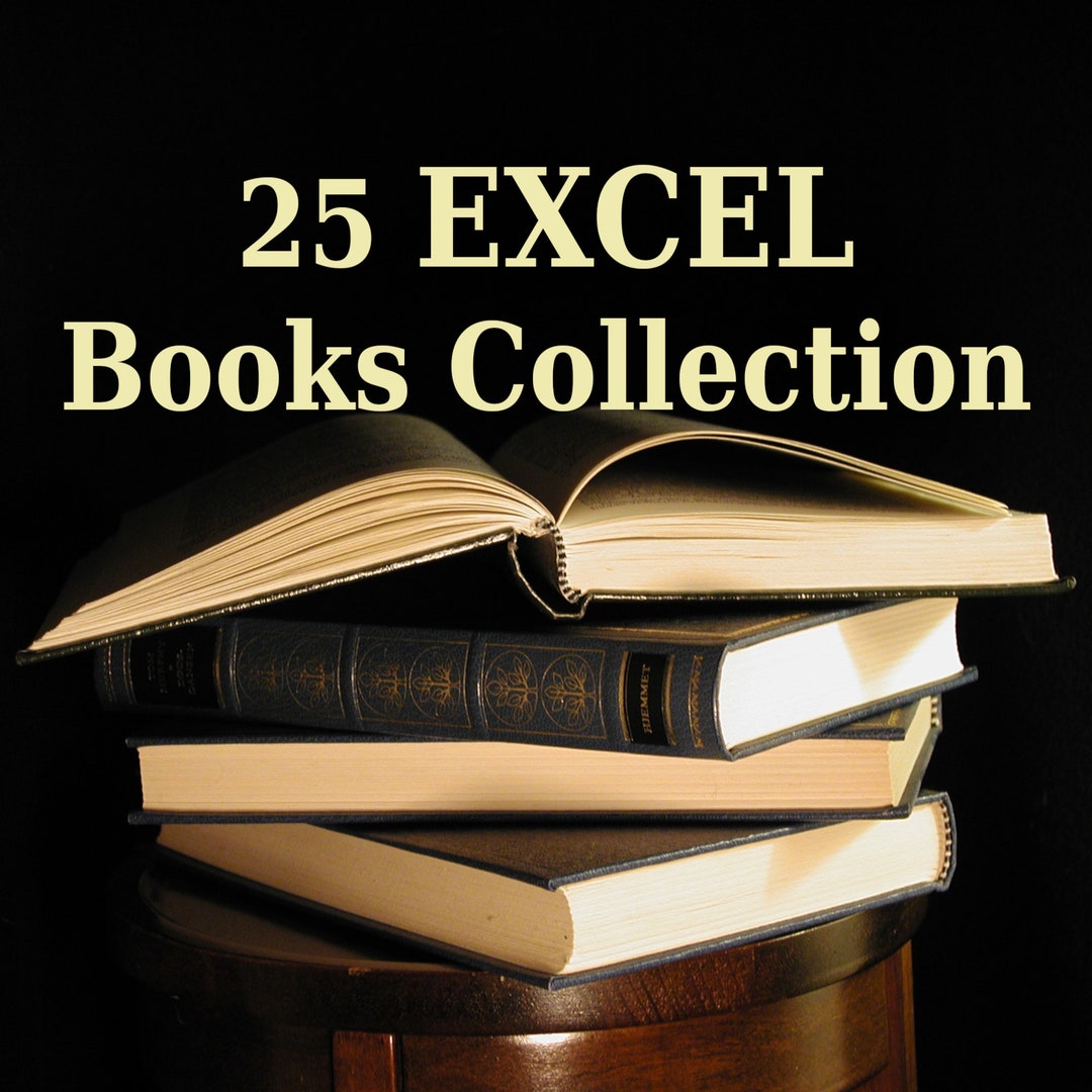 Excel 25 Books Collection Learn Excel, Excel Guides, Data Analysis ...