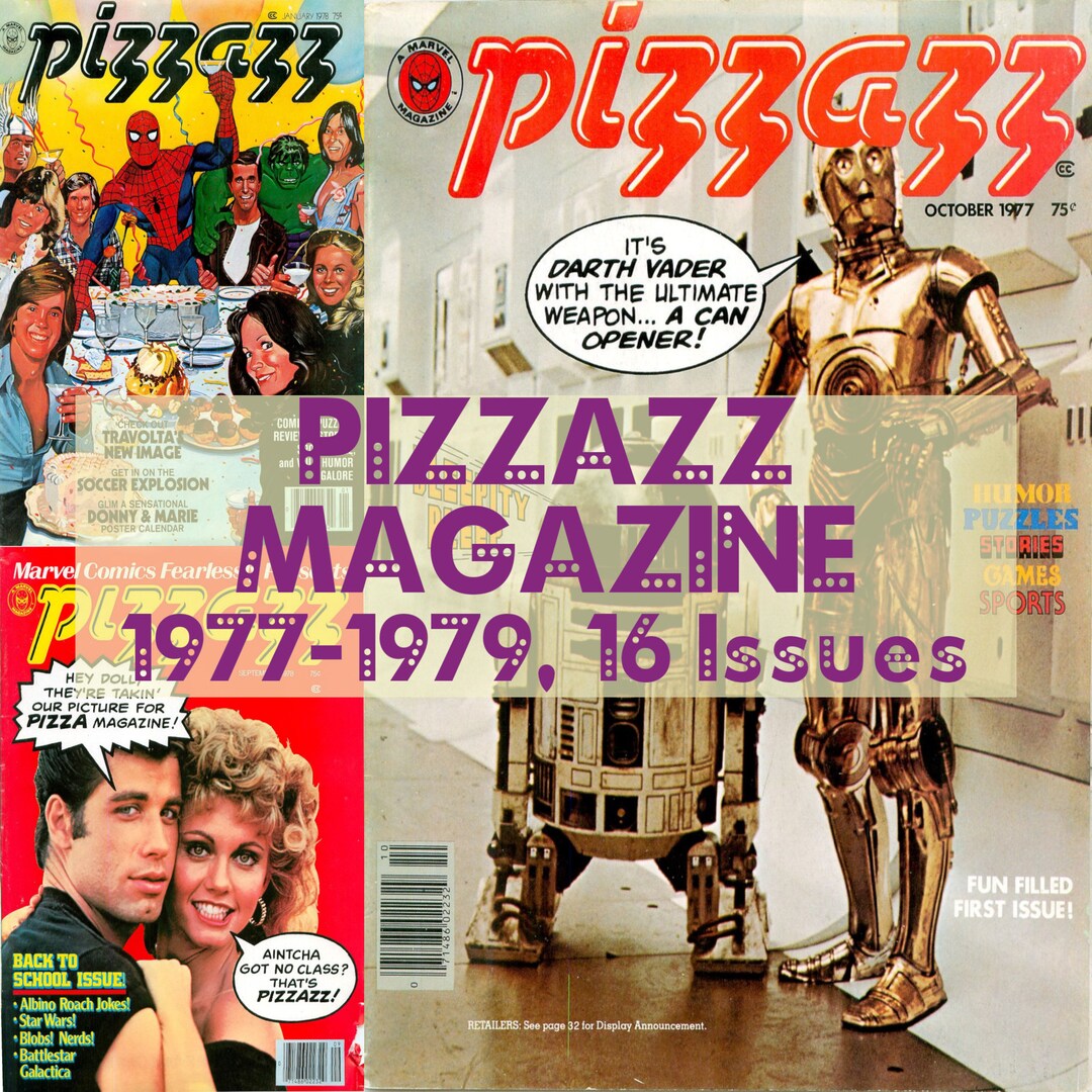 Pizzazz Magazine, Vintage Pop Culture Magazine for Teens, 1977-1979 - Etsy