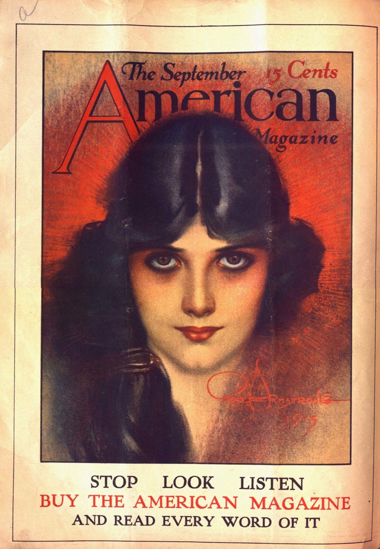 Every Week Magazine, Rare Vintage Magazine, American Culture, 1915-1916 ...