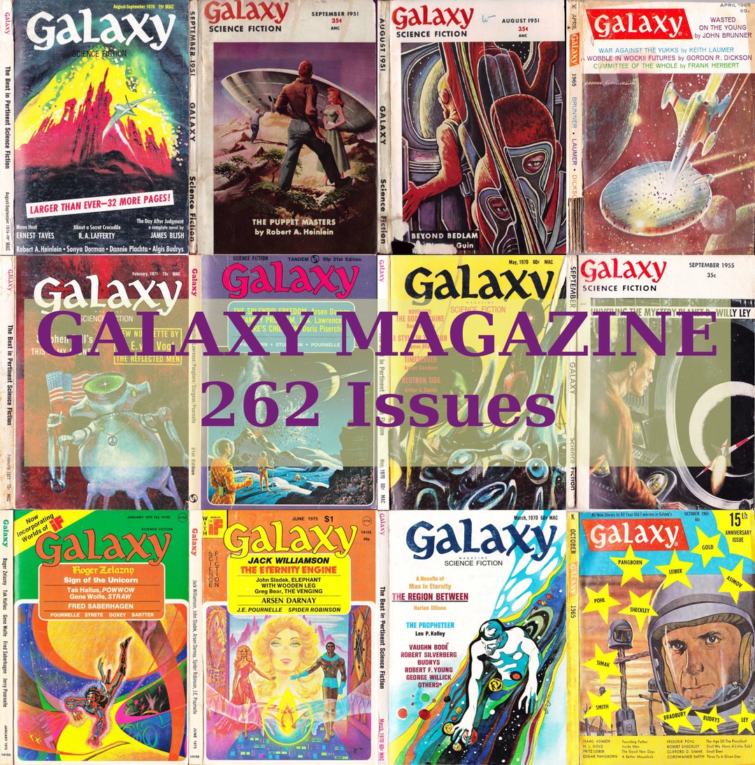 Galaxy Magazine, Science Fiction Vintage Magazine, Digital Magazine ...