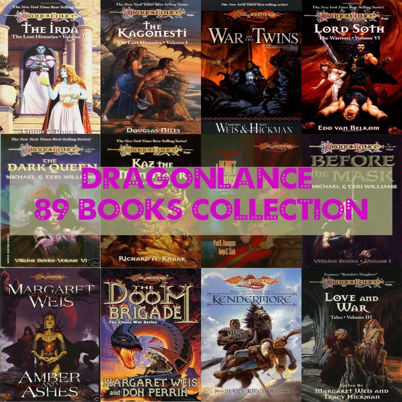 Dragonlance 89 PDF Books Collection - Book Sets & Collections - Etsy