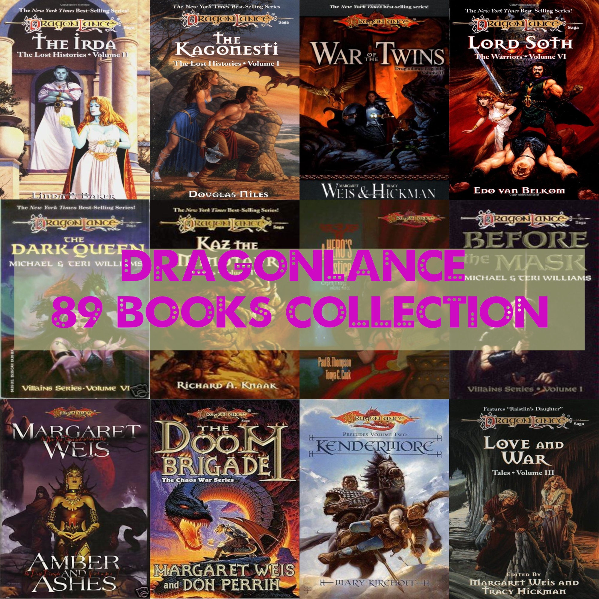 Dragonlance 89 PDF Books Collection - Book Sets & Collections - Etsy