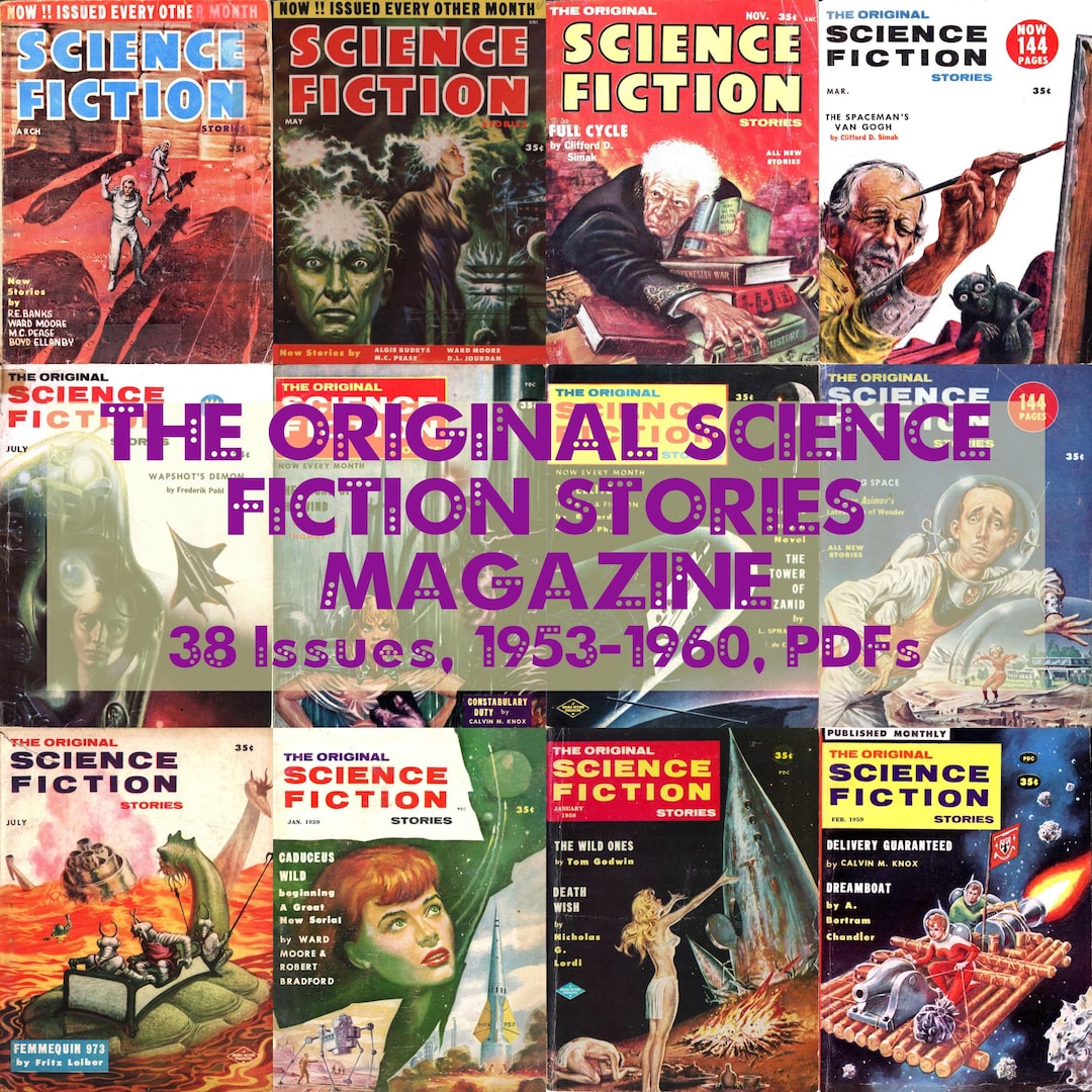 The Original Science Fiction Stories Magazine, Vintage Sci-fi Pulp ...