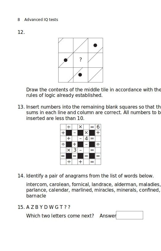 IQ Tests, Psychometric Tests, Psychology Ebooks Collection - Etsy