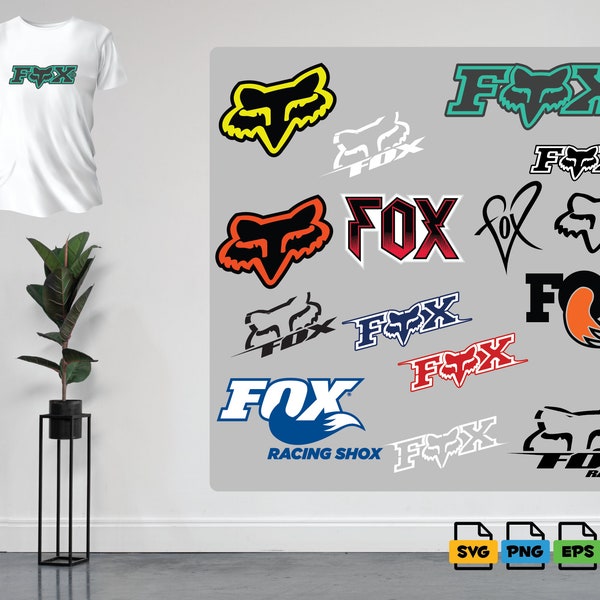Fox Racing Logo Svg - Etsy