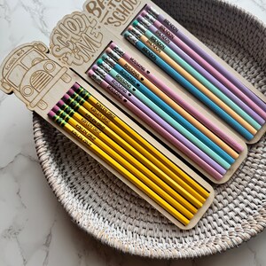 Personalized Name Pencil | Back to School | Pack of 6 | Pastel Pencil ...