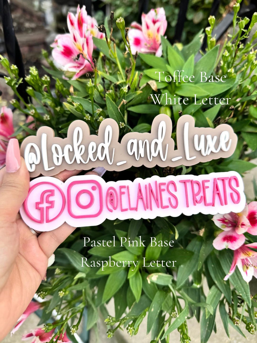 Acrylic Social Media Watermark Bubble Shape |instagram Tag|business Tag ...