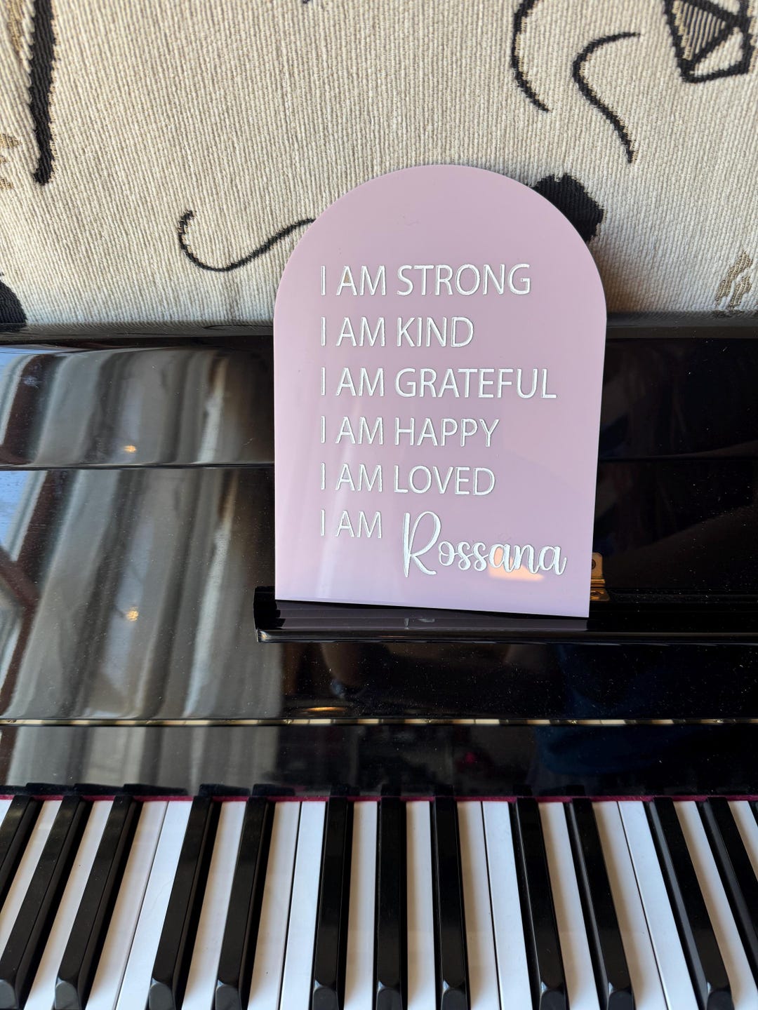 Personalized Affirmation Sign | Daily Affirmation | Motivation ...