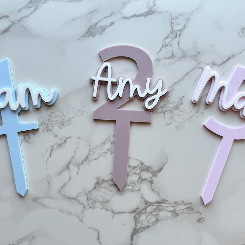 Acrylic Cake Topper - Etsy