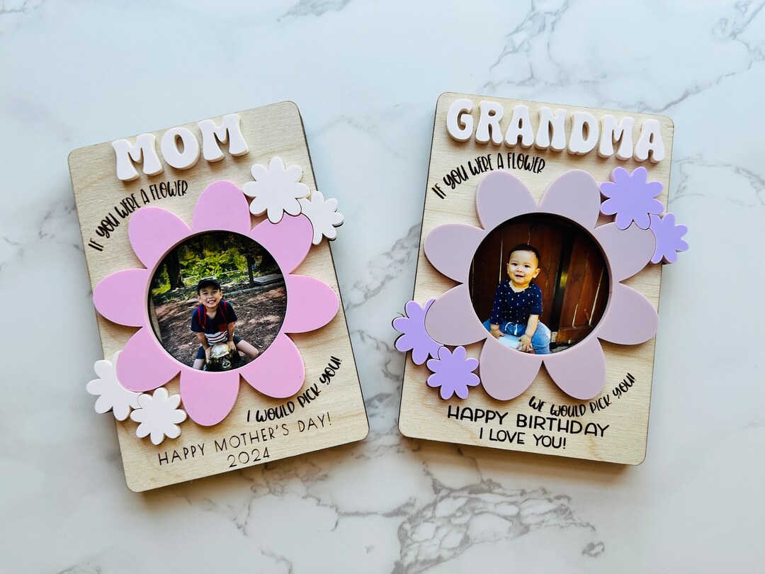Mother's Day Gift | Birthday Photo Frame | Fridge Magnet |gift for Mom ...