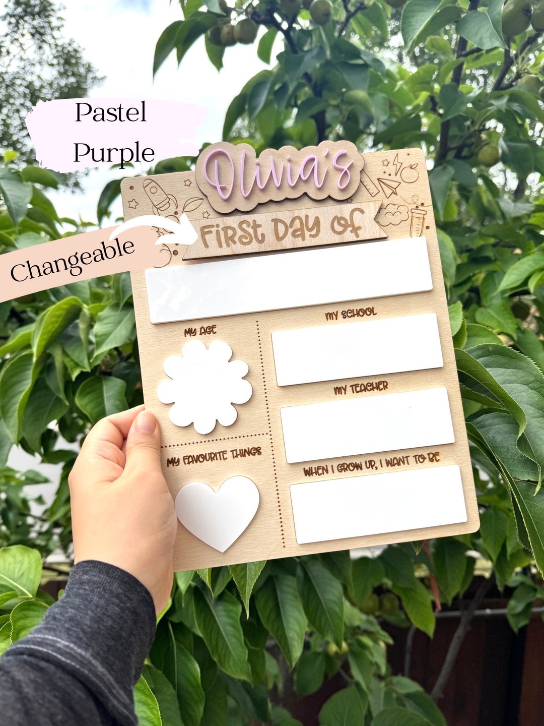 First Day/ Last Day School Sign | Back to School Sign | School Photo ...