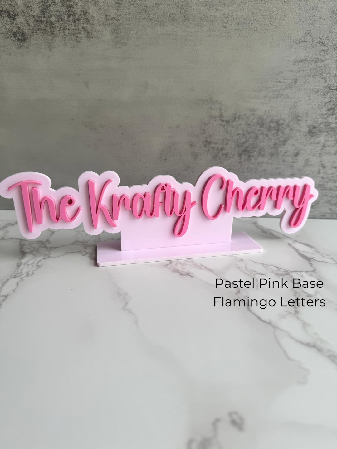 Acrylic Business Sign Bubble Shape With Stand | Instagram Tag ...