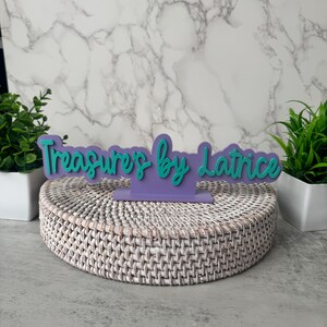 Acrylic Business Sign Bubble Shape With Stand | Instagram Tag ...