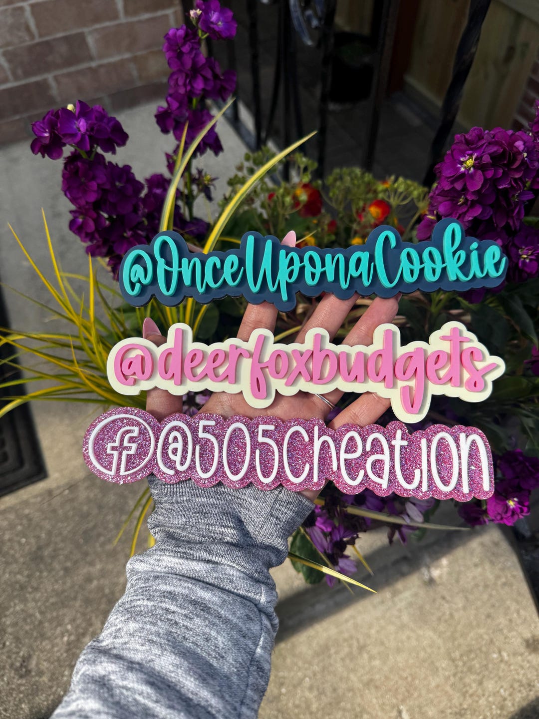 Acrylic Social Media Watermark Bubble Shape |instagram Tag|business Tag ...