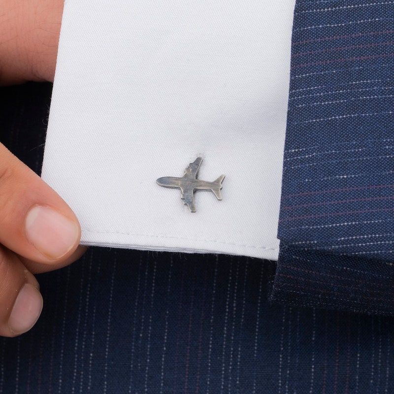 Airplane Cuff Links - Etsy