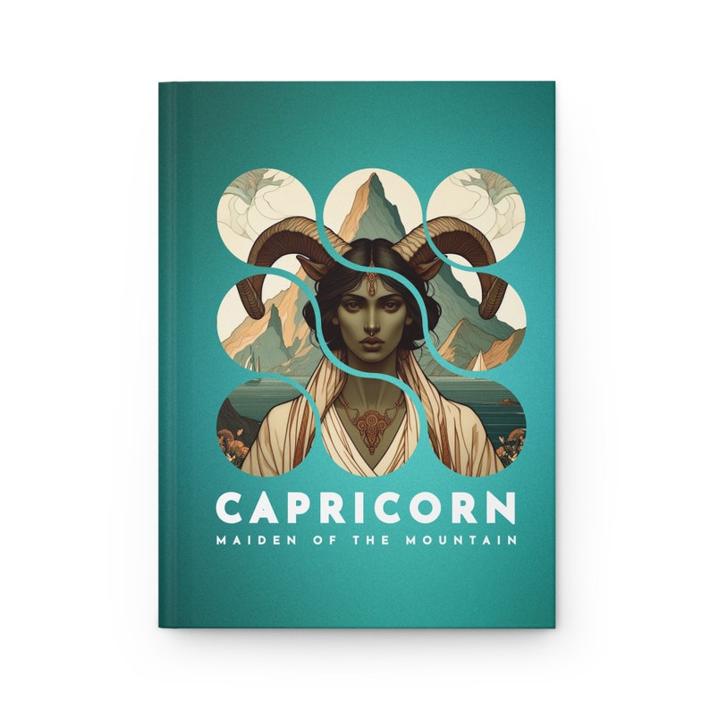 CAPRICORN Goddess Hardcover Journal for Writing, Zodiac Astrology ...