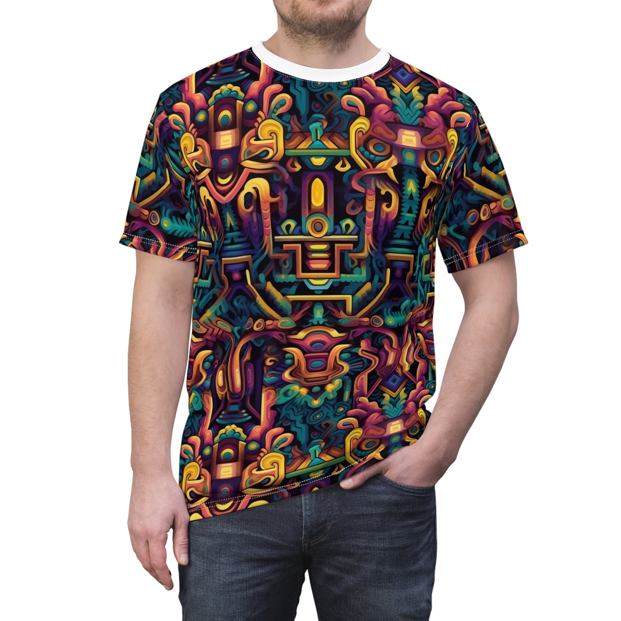 Ayahuasca Vision Shirt, Festival, Psychedelic, Wearable Art, Art ...
