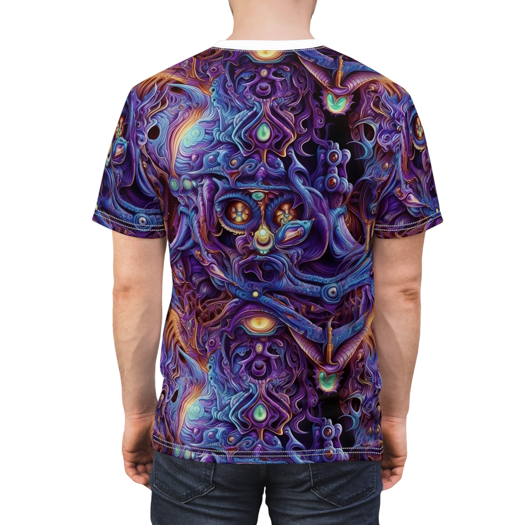 Psychedelic Watcher Shirt, Festival, Psychedelic, Wearable Art, Art ...