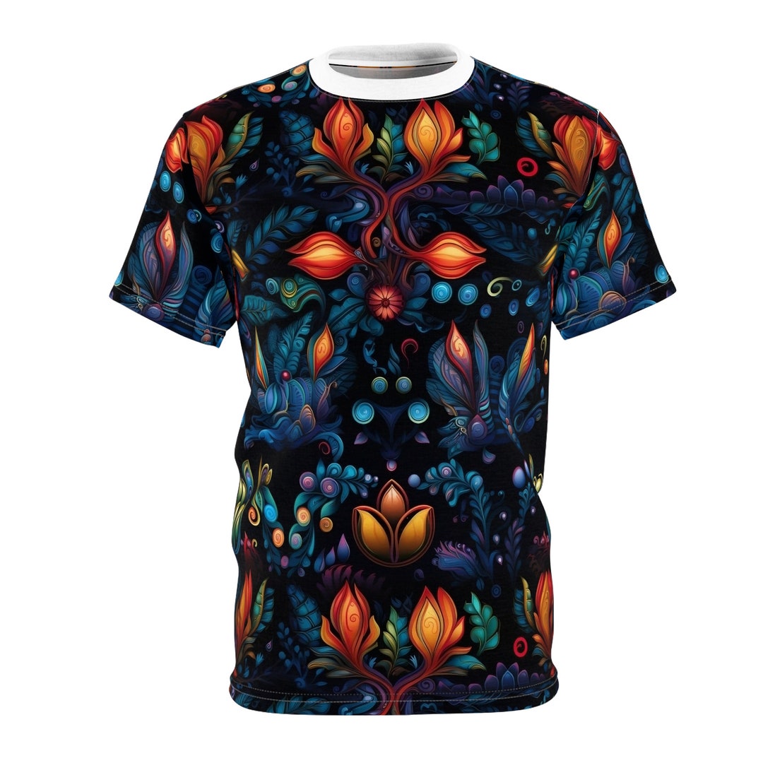 Exotic Plant Shirt, Festival, Psychedelic, Wearable Art, Art, Visionary ...