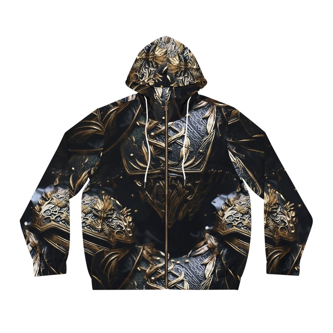Shadow Knight Hoodie, Festival, Psychedelic, Wearable Art, Art ...