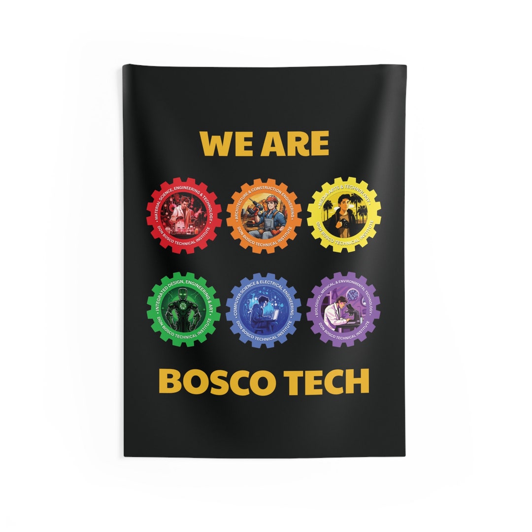 We Are Bosco Tech Indoor Wall Tapestry 100% Polyester - Etsy