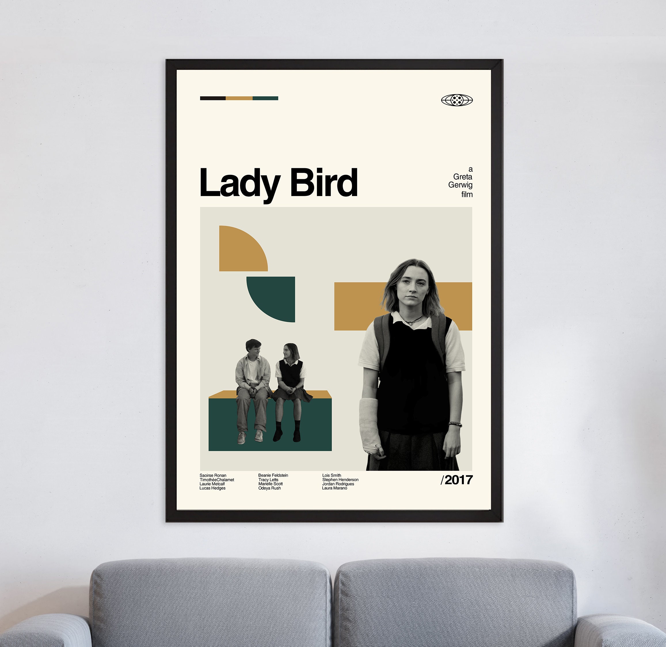 Lady Bird Poster Lady Bird Movie Poster Retro Poster - Etsy