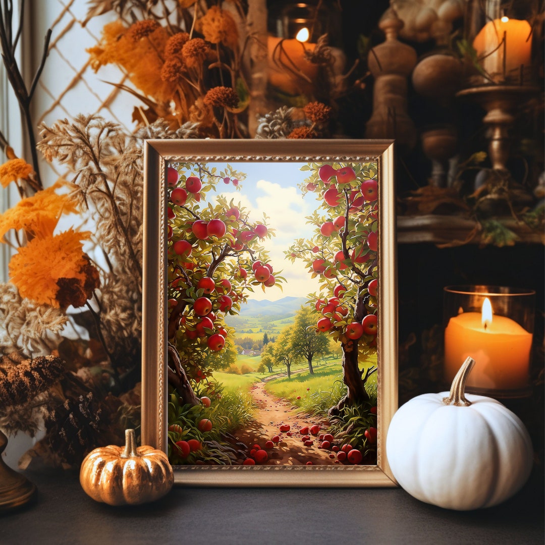 Fall Landscape Print Fall Wall Art Autumn Decor Autumn - Etsy