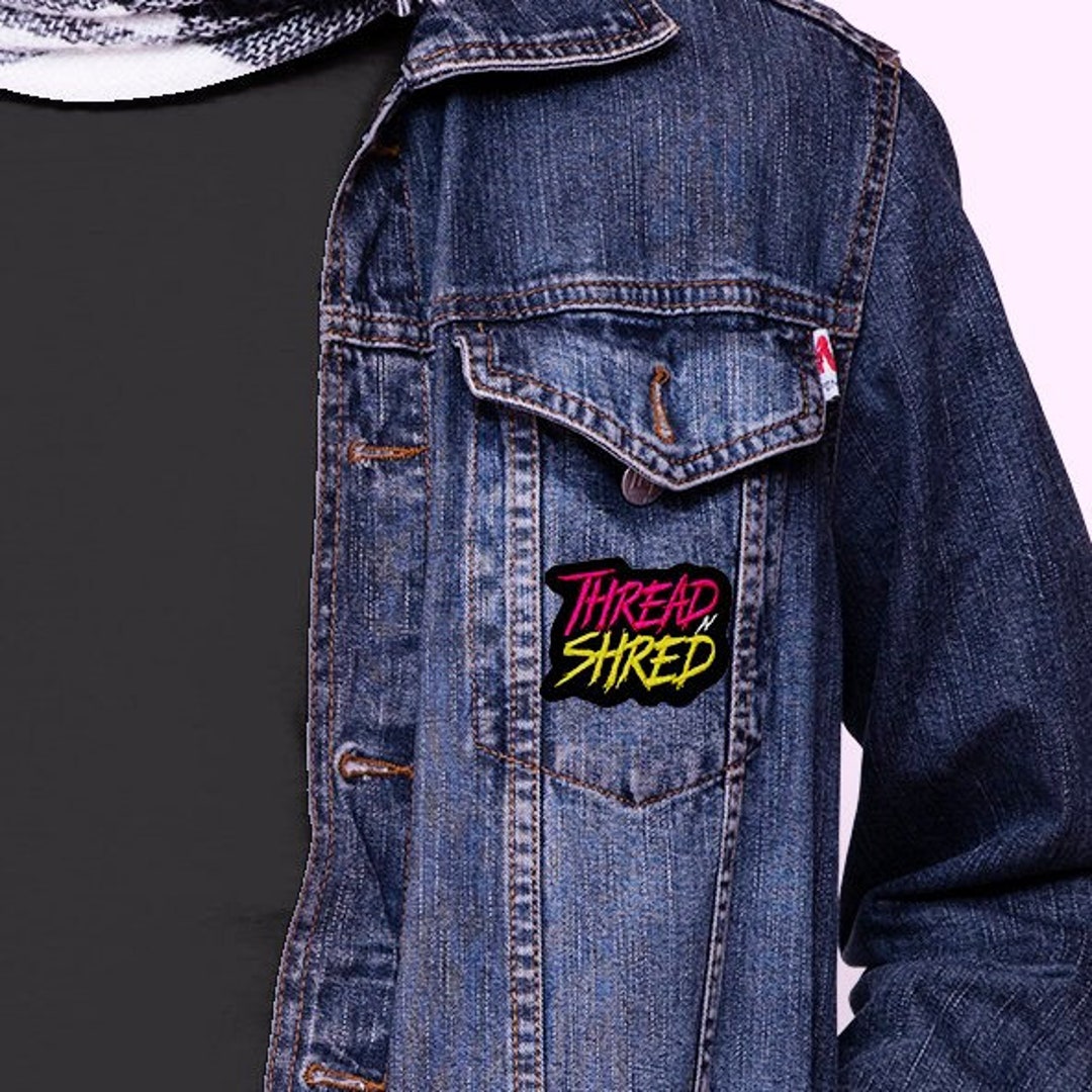 Thread N Shred Logo Embroidered Patch - Etsy