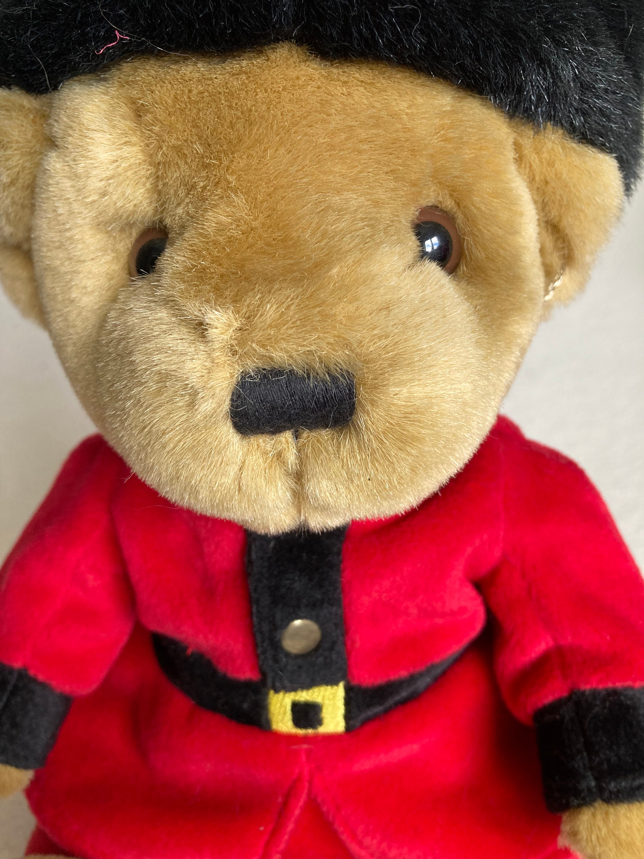 Harrods Royal Palace Guard Teddy Bear Red Coat and Black - Etsy