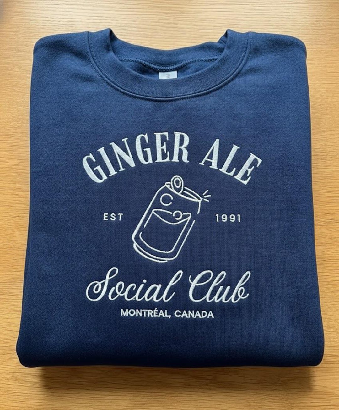 Embroidered Shane Hollander Ginger Ale Social Club Shirt, Team Hollanov ...