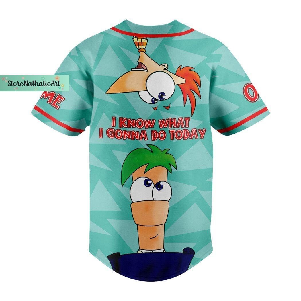 Phineas and Ferb Jersey Phineas Ferb Jersey Shirt Disney - Etsy