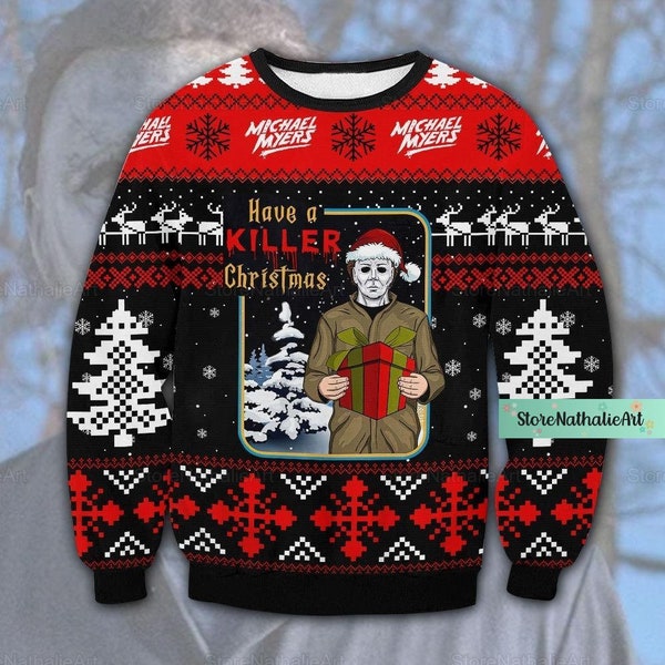 Horror Christmas Sweater - Etsy