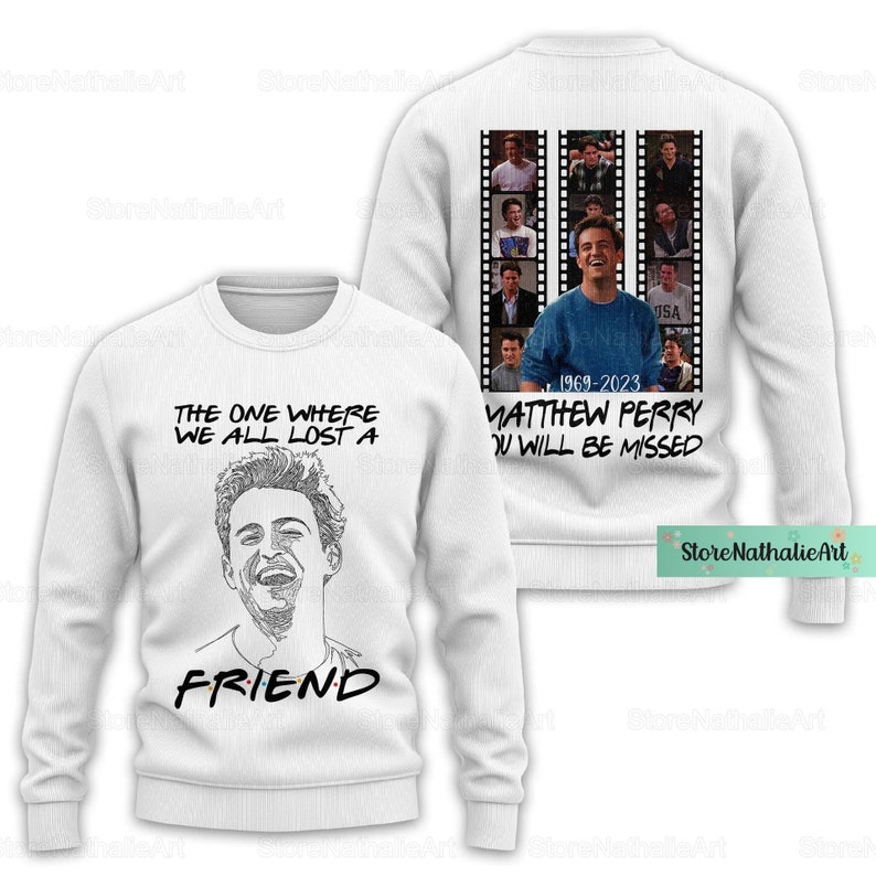 Matthew Perry Sweater, Matthew Perry Ugly Sweater, Matthew Perry Xmas ...