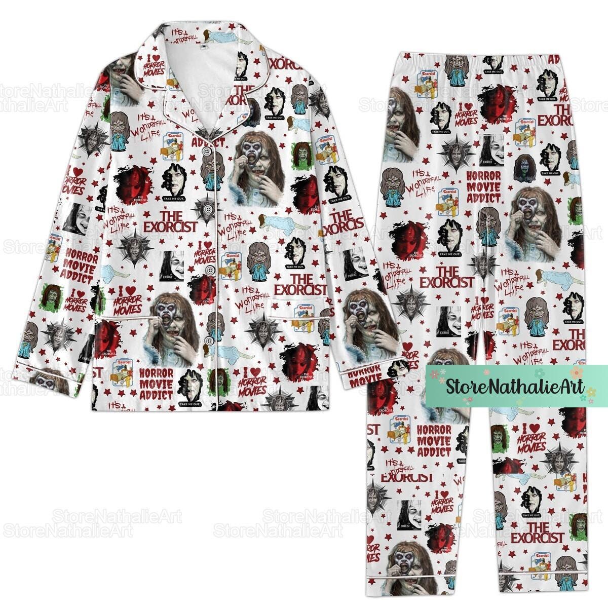 Christmas The Exorcist Pajamas, The Exorcist Pajamas Set, The Exorcist ...
