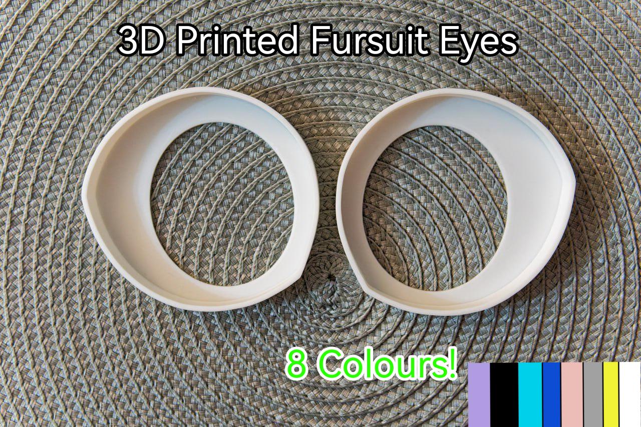 3D Printed Fursuit Eyes Eye Blanks for Fursuit and Costumes - Etsy