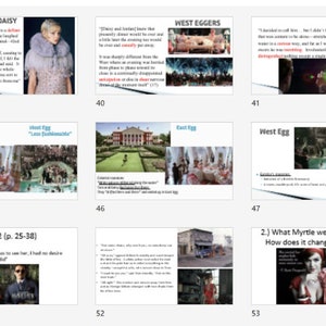 Great Gatsby- 40 Activities, Quizzes, PPT, Lesson Plans - Etsy
