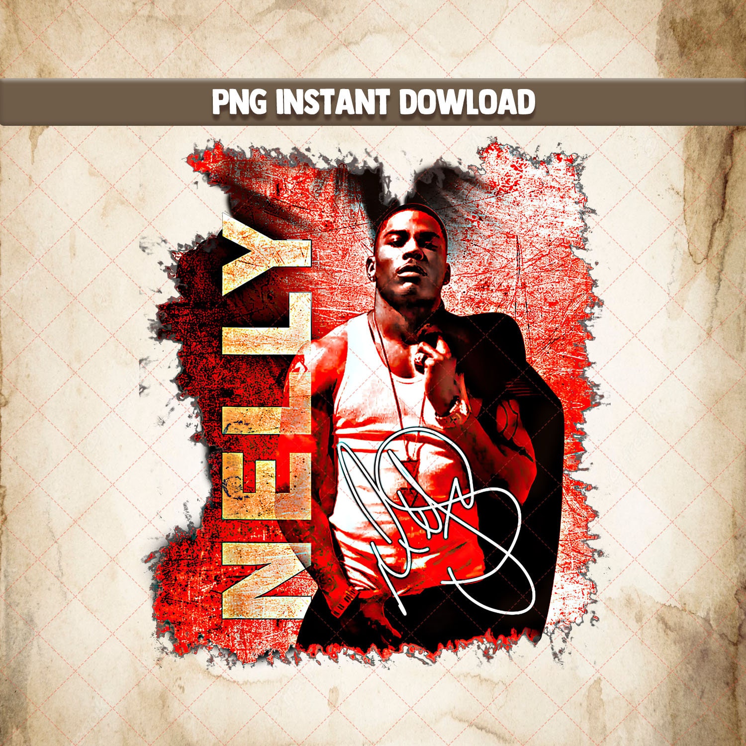 Nelly Graphic Design Png Nelly Vintage Png Nellyville Png - Etsy