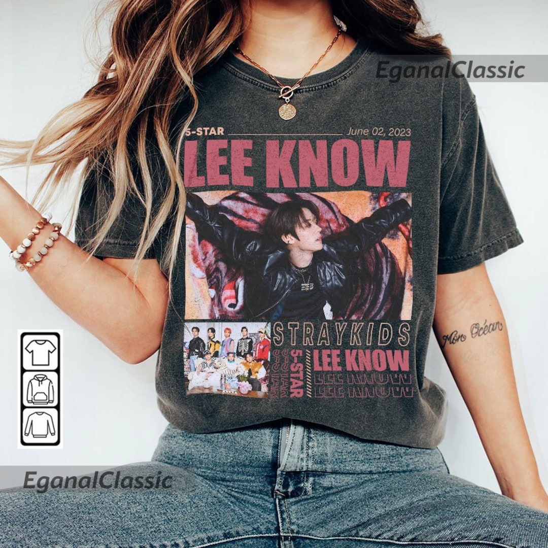 Stray Kids Lee Know Kpop Shirt 5 Star Album Tee Stray Kids - Etsy