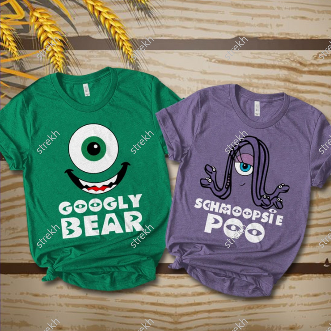 Googly Bear and Schmoopsie Poo Couple Shirts Mike and Celia - Etsy
