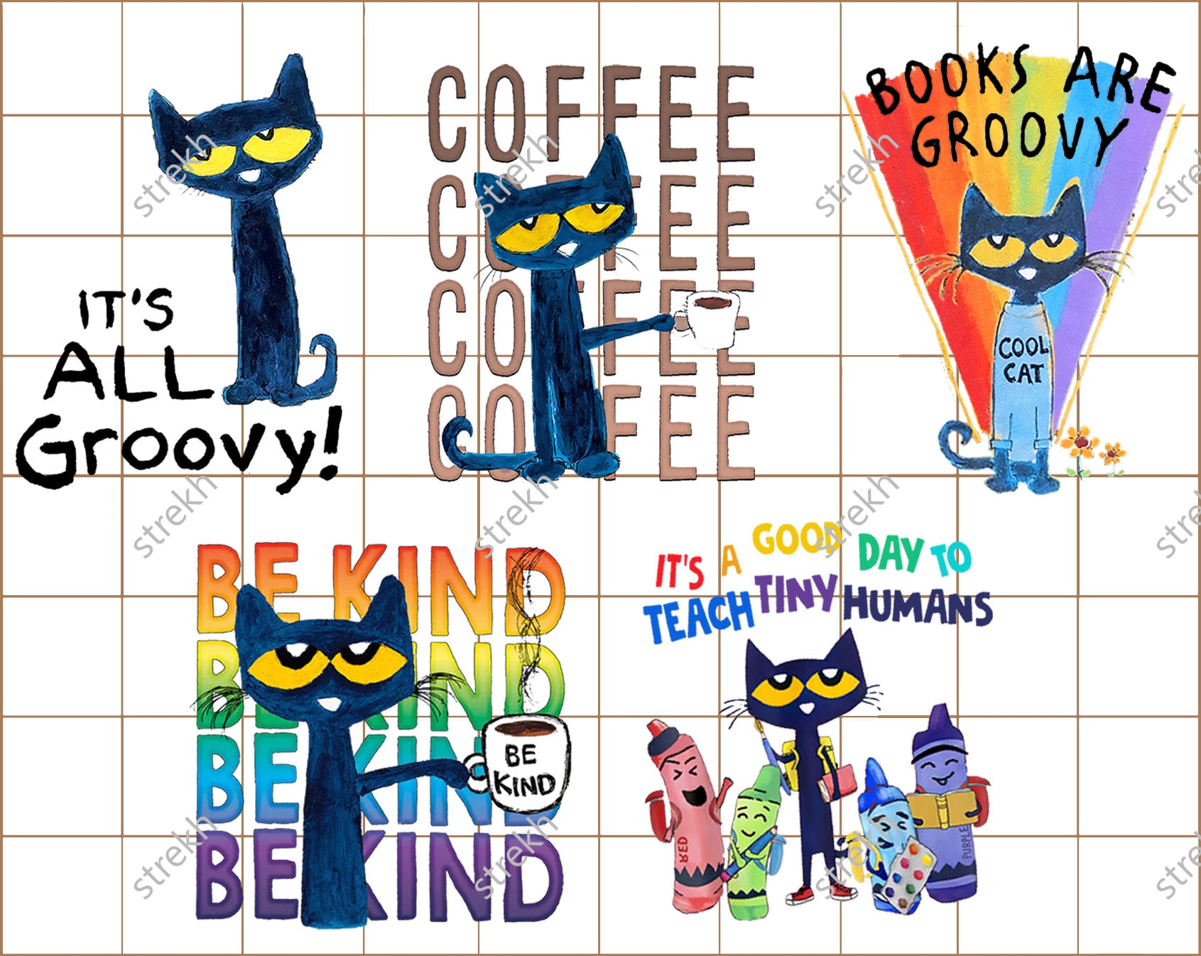 Pete The Cat Clip Art