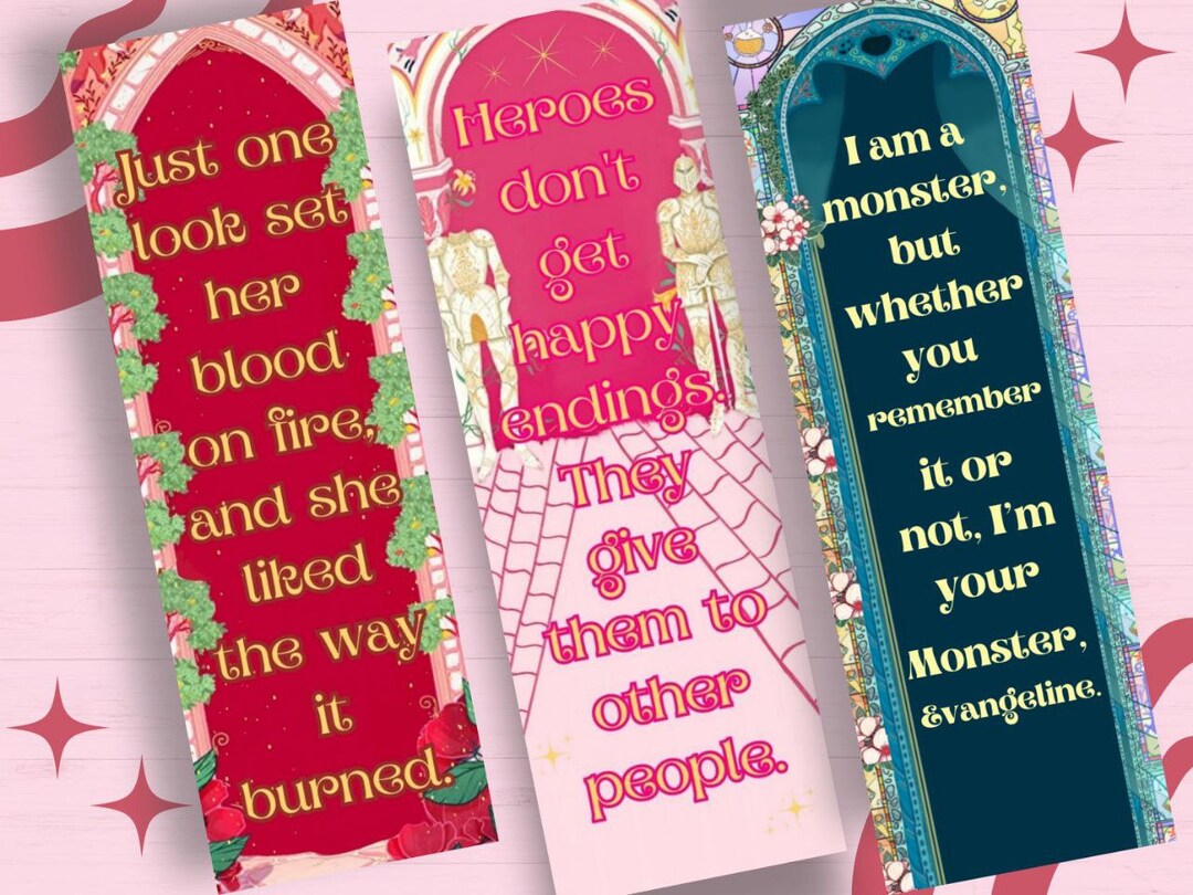 Once Upon a Broken Heart Bookmark the Ballad of Never After - Etsy UK