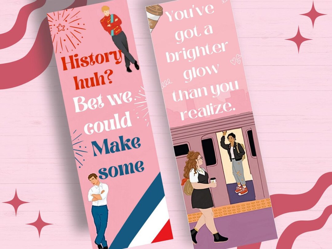 Book Themed Bookmarks,romance Reader Bookmark, LGBT Bookmarks, Book ...