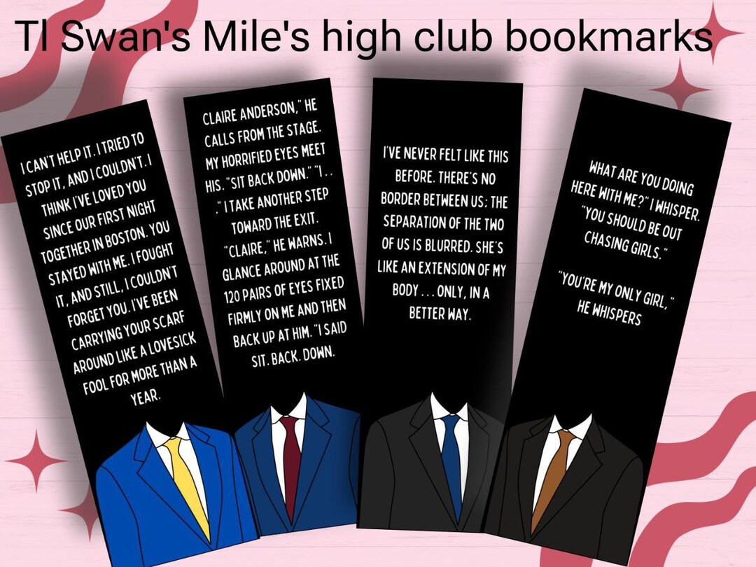 Book Themed Bookmarks, Matching Bookmark,smut Bookmark,billionaire ...
