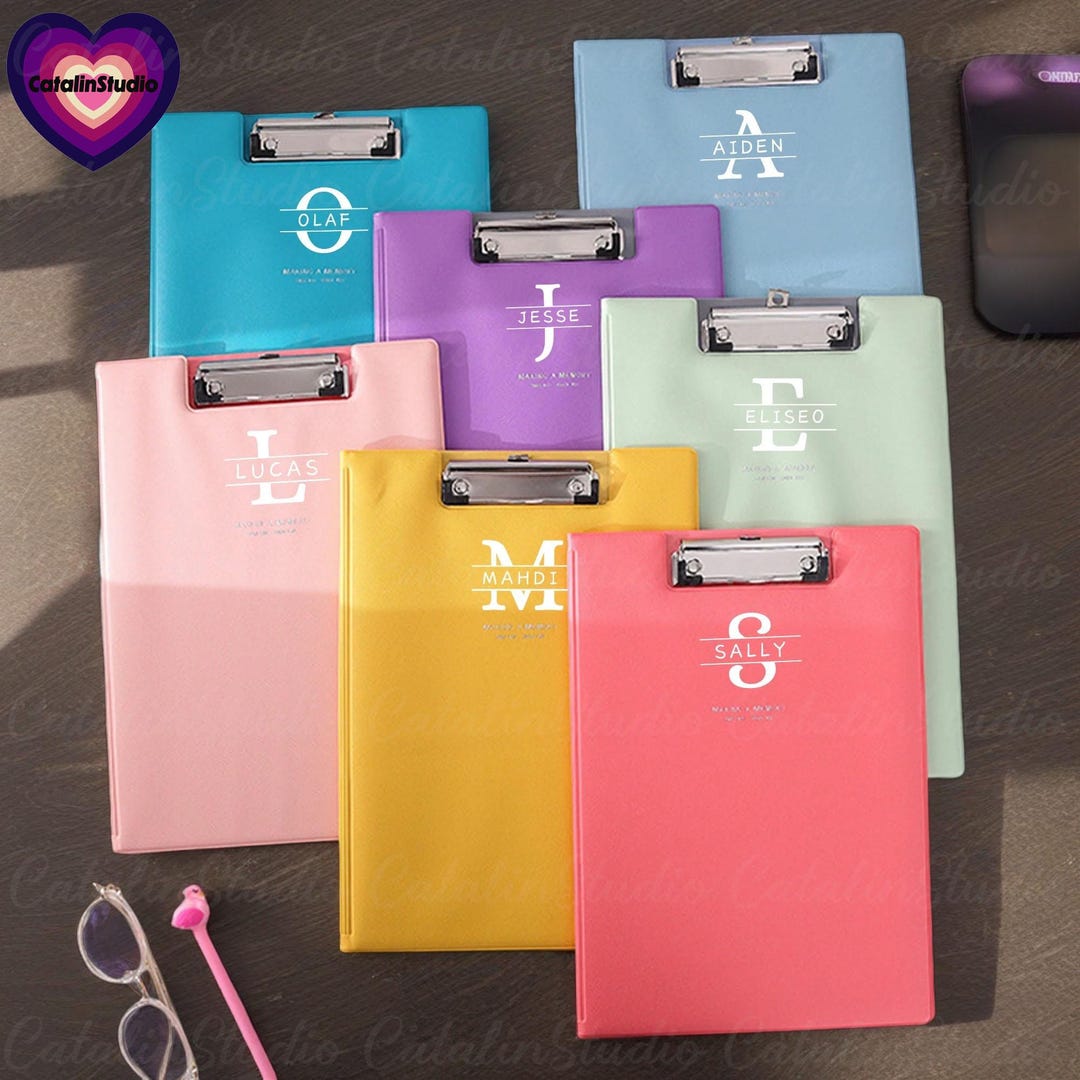 Personalized Clipboard, Custom Leather Clipboard, A4 Writing Pad ...
