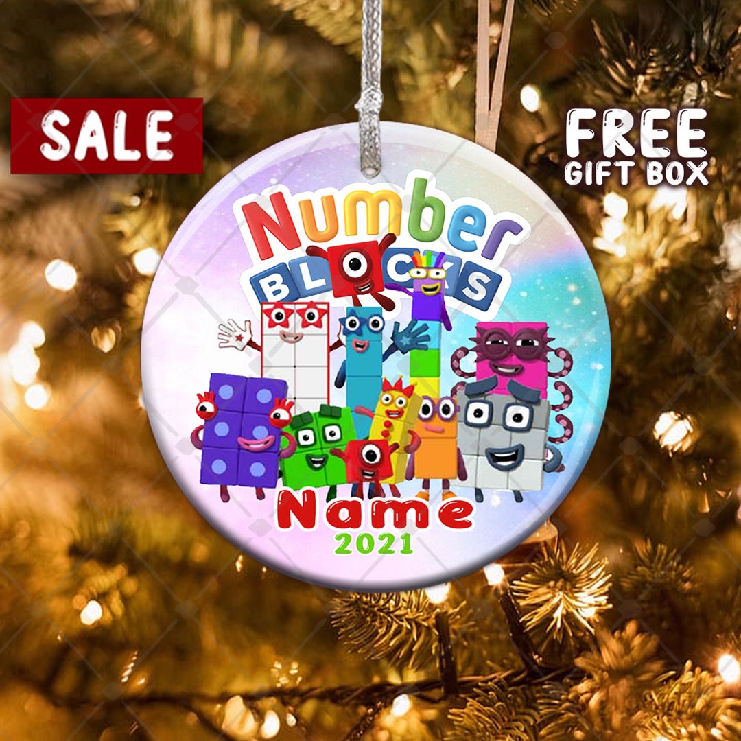 Personalized Numberblocks Christmas Ornament Number Blocks - Etsy