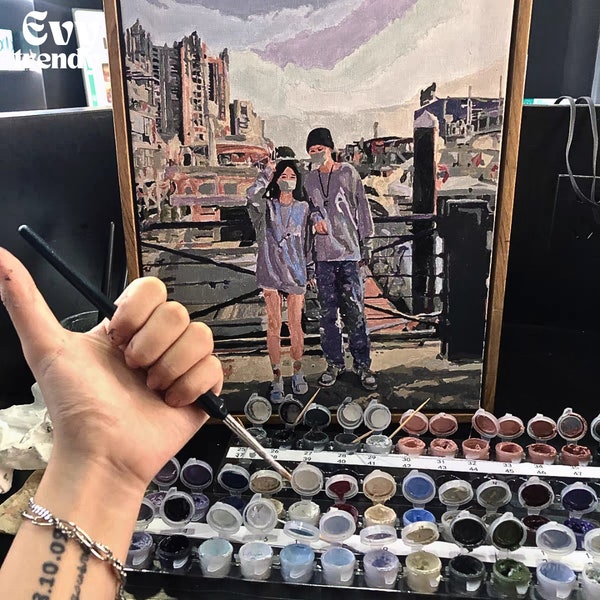 Self Portrait Paint by Number - Etsy