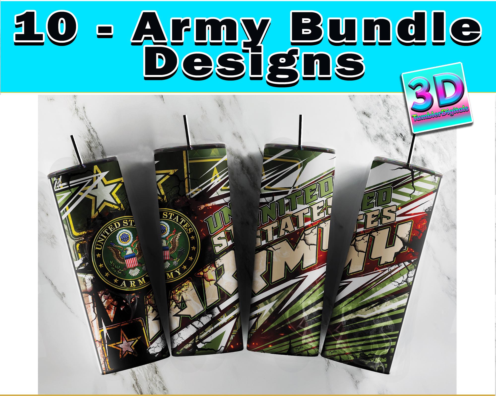 10 Army Branches Tumbler Wrap, Navy Tumbler Wrap, Army Wrap Tumbler ...
