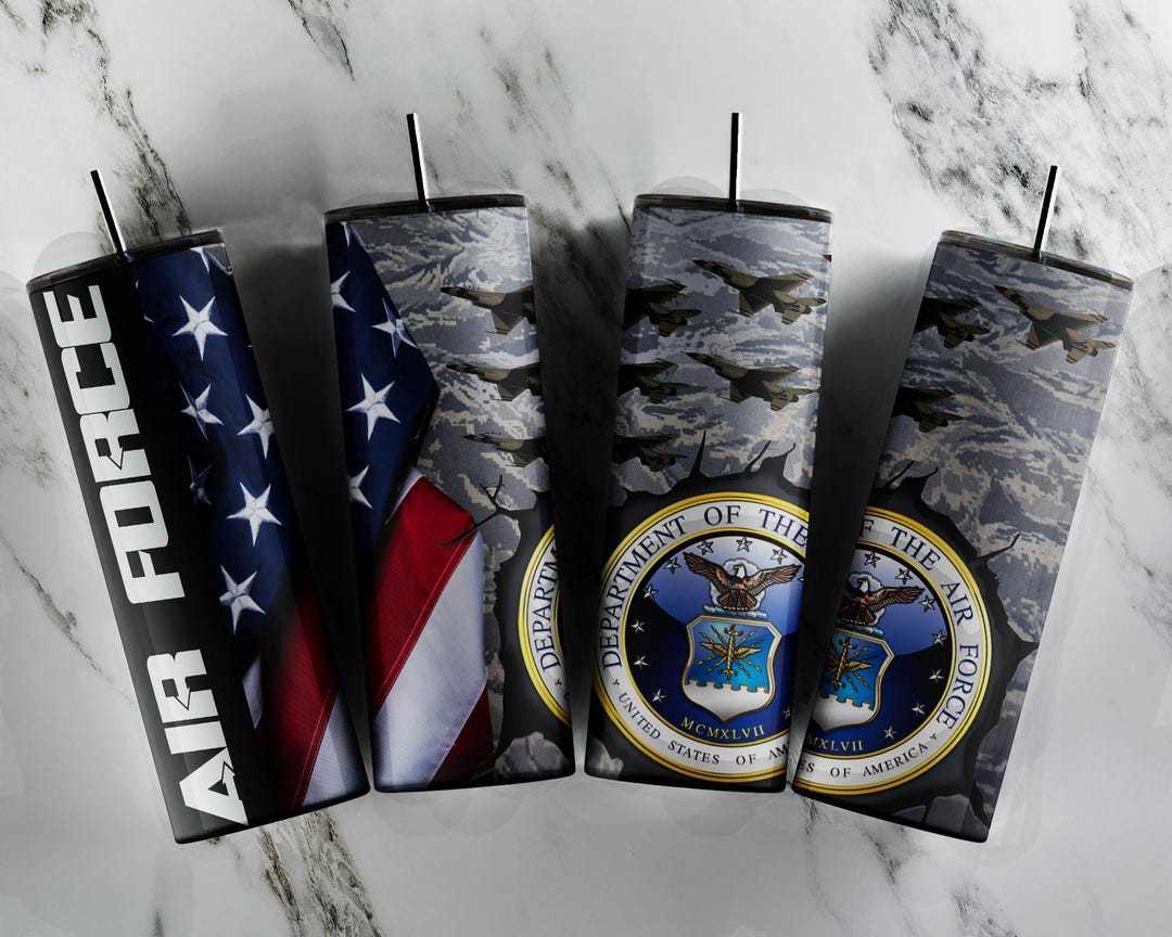 Army Branches Tumbler Wrap, Army Navy Tumbler Wrap, Air Force Army Wrap ...