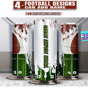 4 - Football Player Tumbler Wrap Png | Blank Background Football Wrap ...