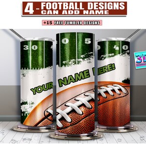 4 - Football Player Tumbler Wrap Png | Blank Background Football Wrap ...
